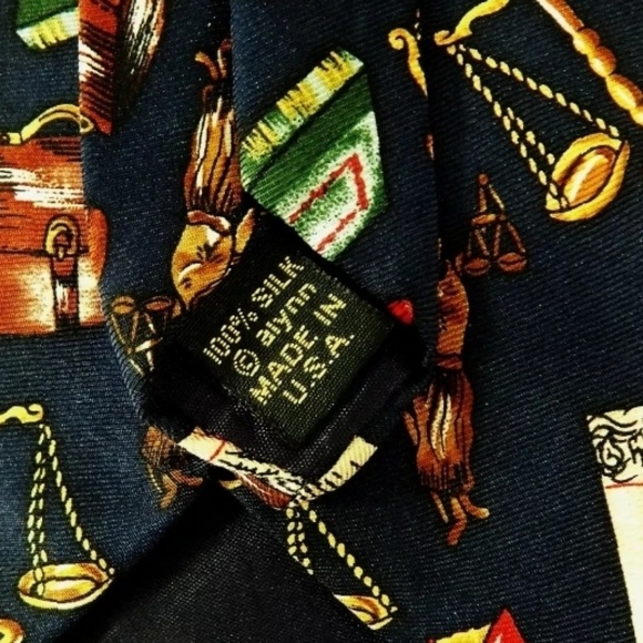 Alynn Neckwear | Accessories | Vintage Alynn Silk Lawyer Judge Silk ...